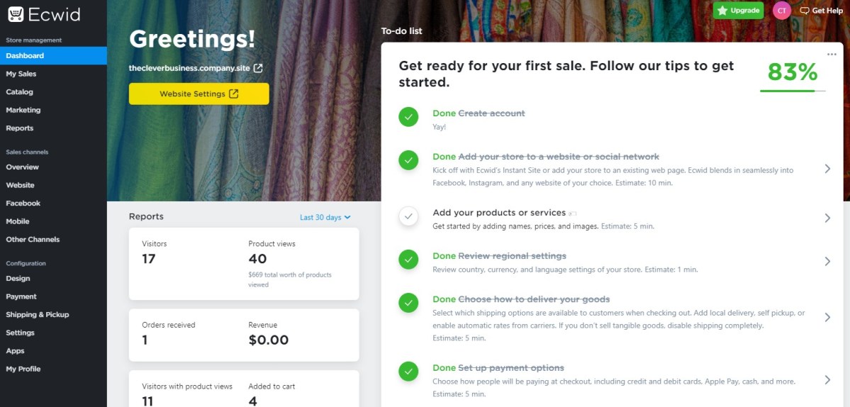 Ecwid Review & Pricing: Best Free ECommerce & Dropshipping Platform