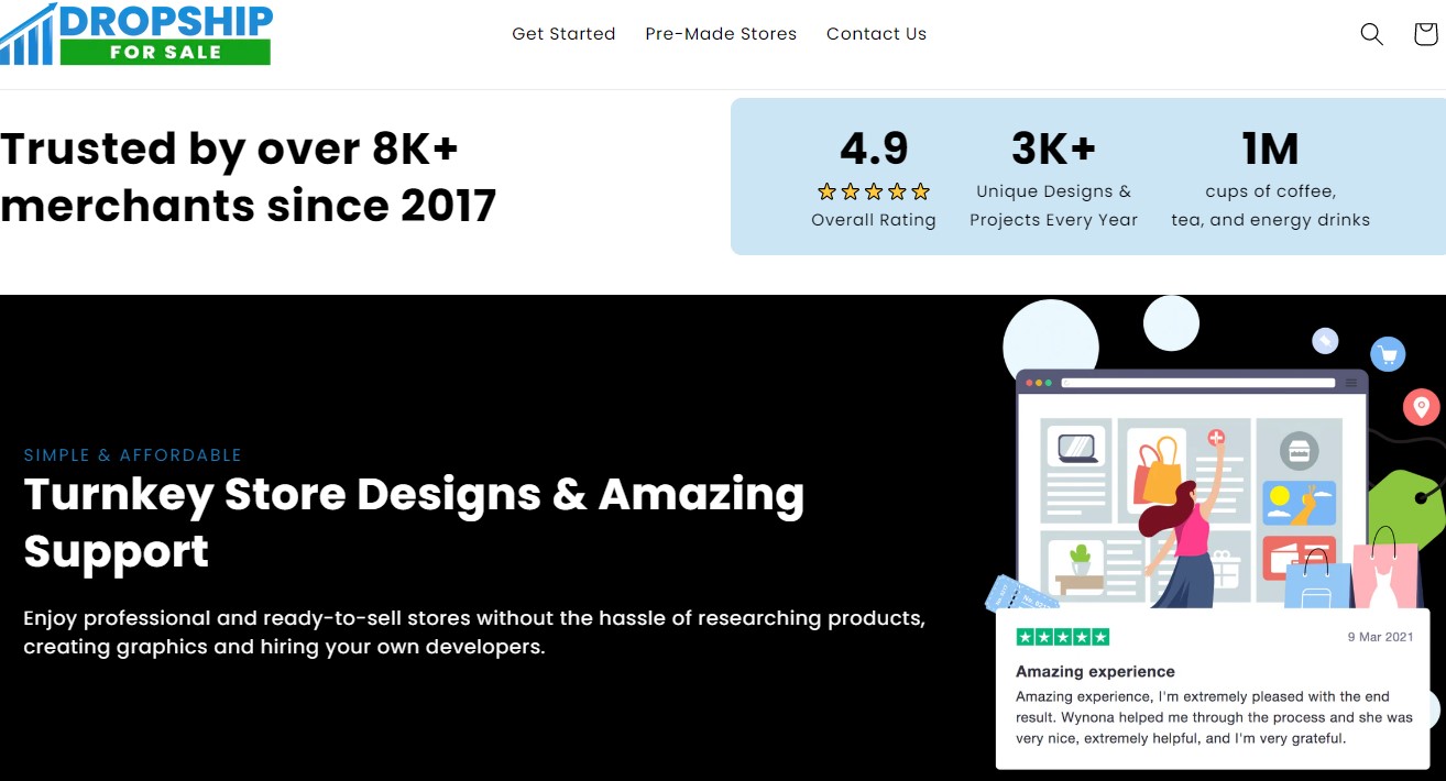 Prebuilt Shopify Dropshipping Stores For Sale: 15 Best Providers